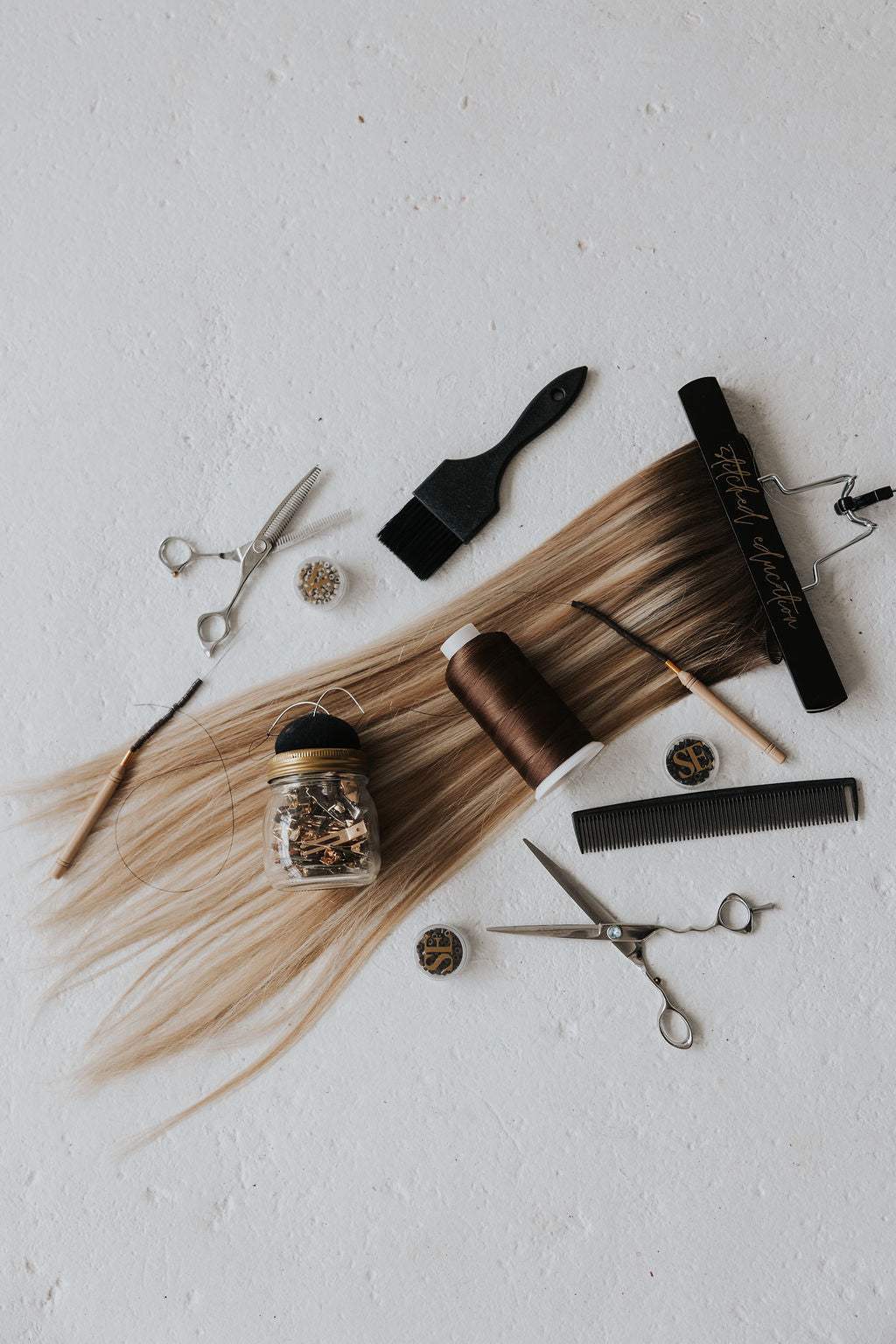 Stitched Hair | Seam Wefts Designed by a Stylist—for Stylists